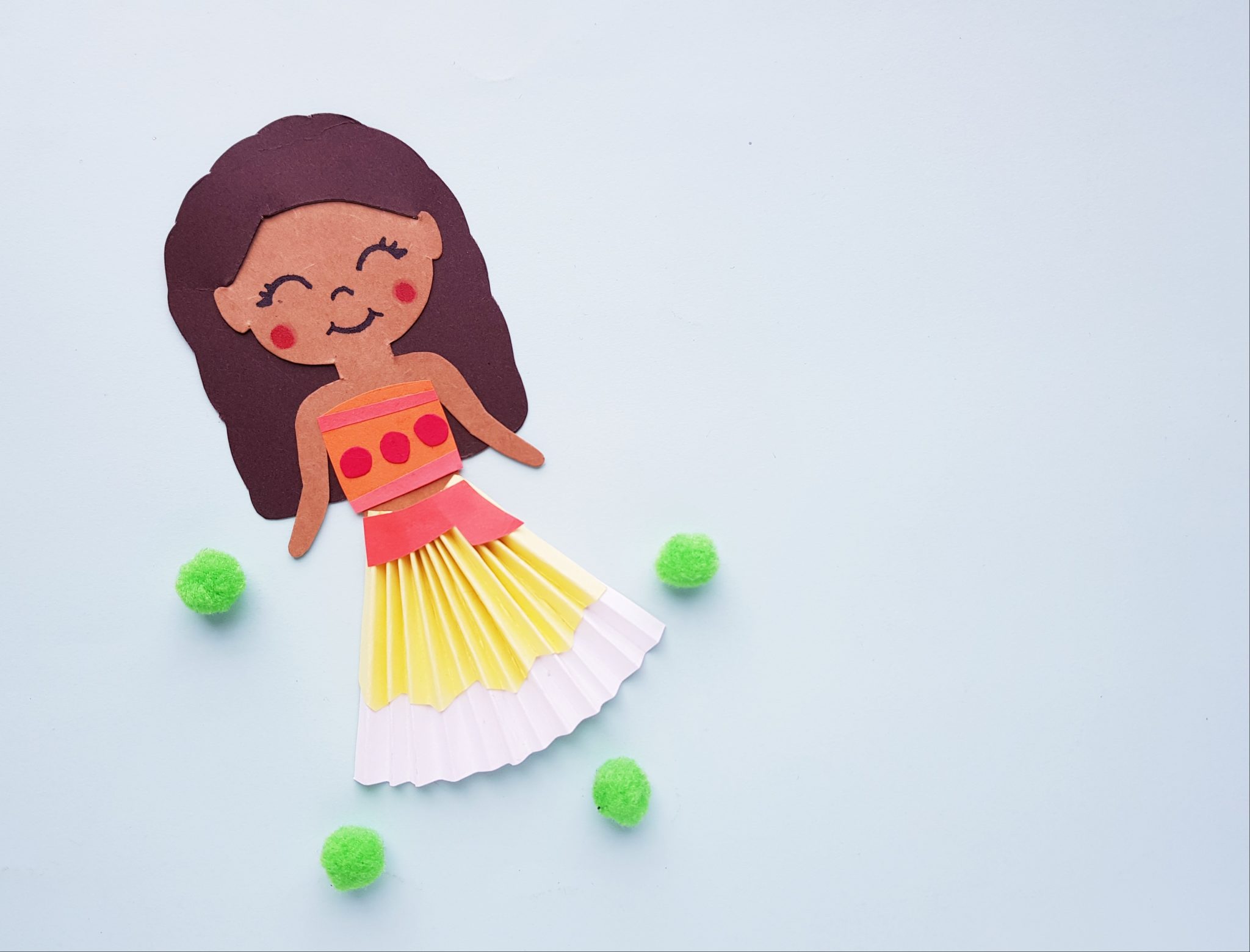 Disney's Moana Craft: Moana Paper Doll - Hawaii Travel with Kids