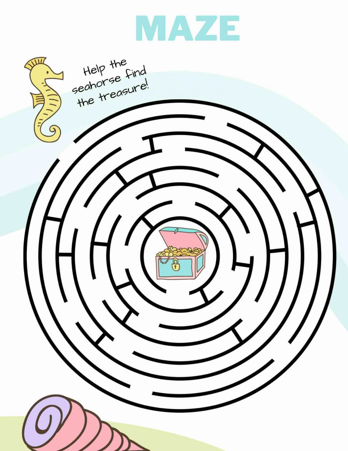 Free Mermaid Printables for Kids - Hawaii Travel with Kids