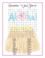 Hawaii Word Search and Word Scramble Printables for Kids - Hawaii ...