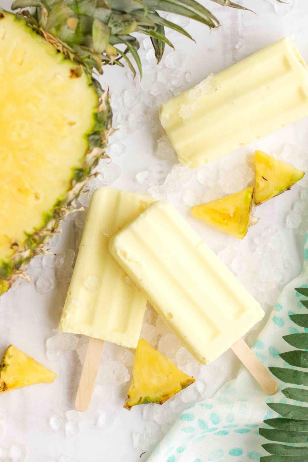 How to Make Dole Whip Popsicles - Hawaii Travel with Kids