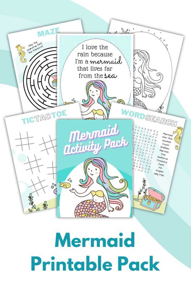 Free Mermaid Printables for Kids - Hawaii Travel with Kids