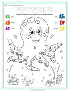 Sea Animal Worksheets and Coloring Pages - Hawaii Travel with Kids