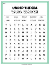 Sea Animal Worksheets and Coloring Pages - Hawaii Travel with Kids