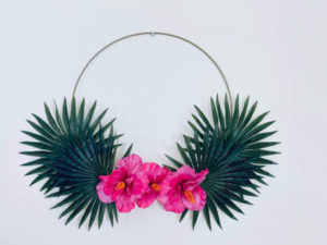 Artificial Hawaiian Flower Wreath Tutorial - Hawaii Travel with Kids