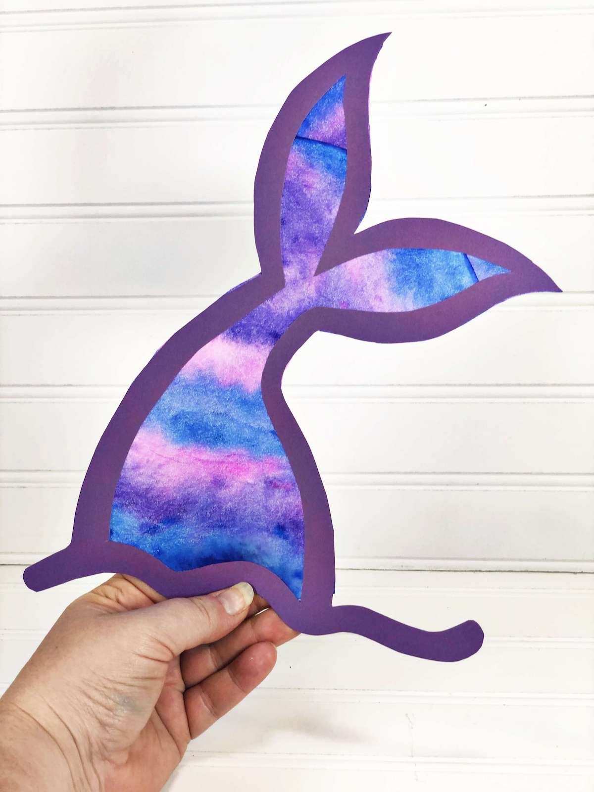 Ocean Animal Coffee Filter Suncatcher Craft - Hawaii Travel with Kids