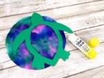 Ocean Animal Coffee Filter Suncatcher Craft - Hawaii Travel with Kids