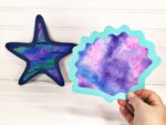 Ocean Animal Coffee Filter Suncatcher Craft - Hawaii Travel with Kids