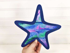 Ocean Animal Coffee Filter Suncatcher Craft - Hawaii Travel with Kids