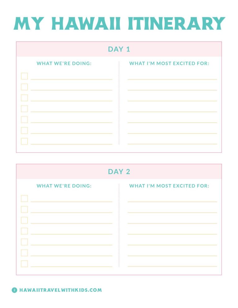 Ultimate Hawaii Kids Travel Journal and Activity Book! - Hawaii Travel ...