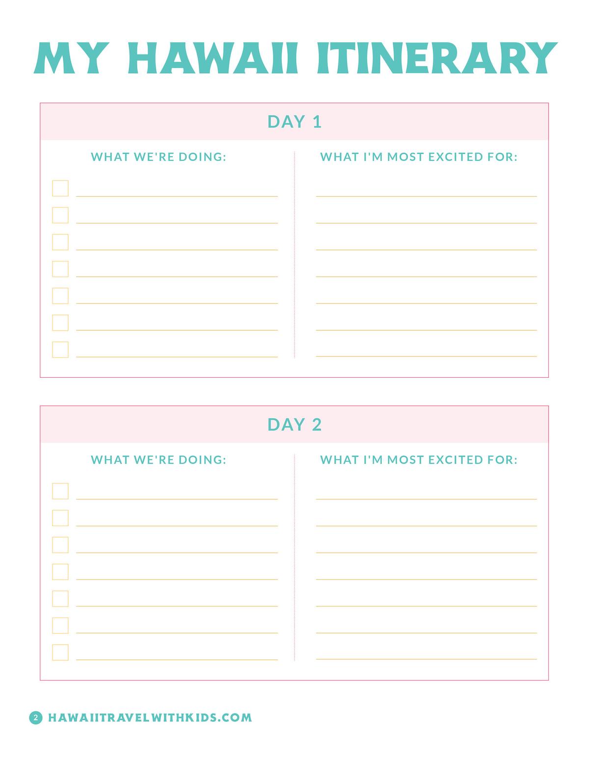 Ultimate Hawaii Kids Travel Journal and Activity Book! - Hawaii Travel ...